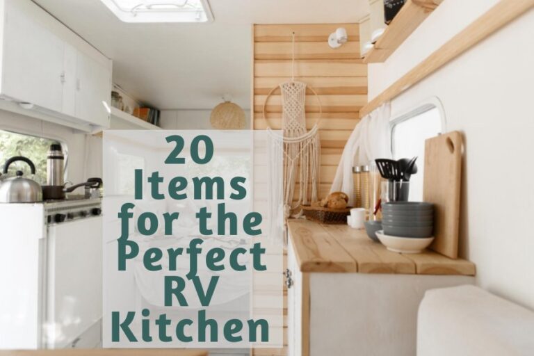 20 Items for the Perfect RV Kitchen - Selfcampers