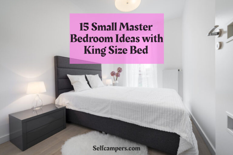 15 Small Master Bedroom Ideas with King Size Bed (Every Couples' Dream ...
